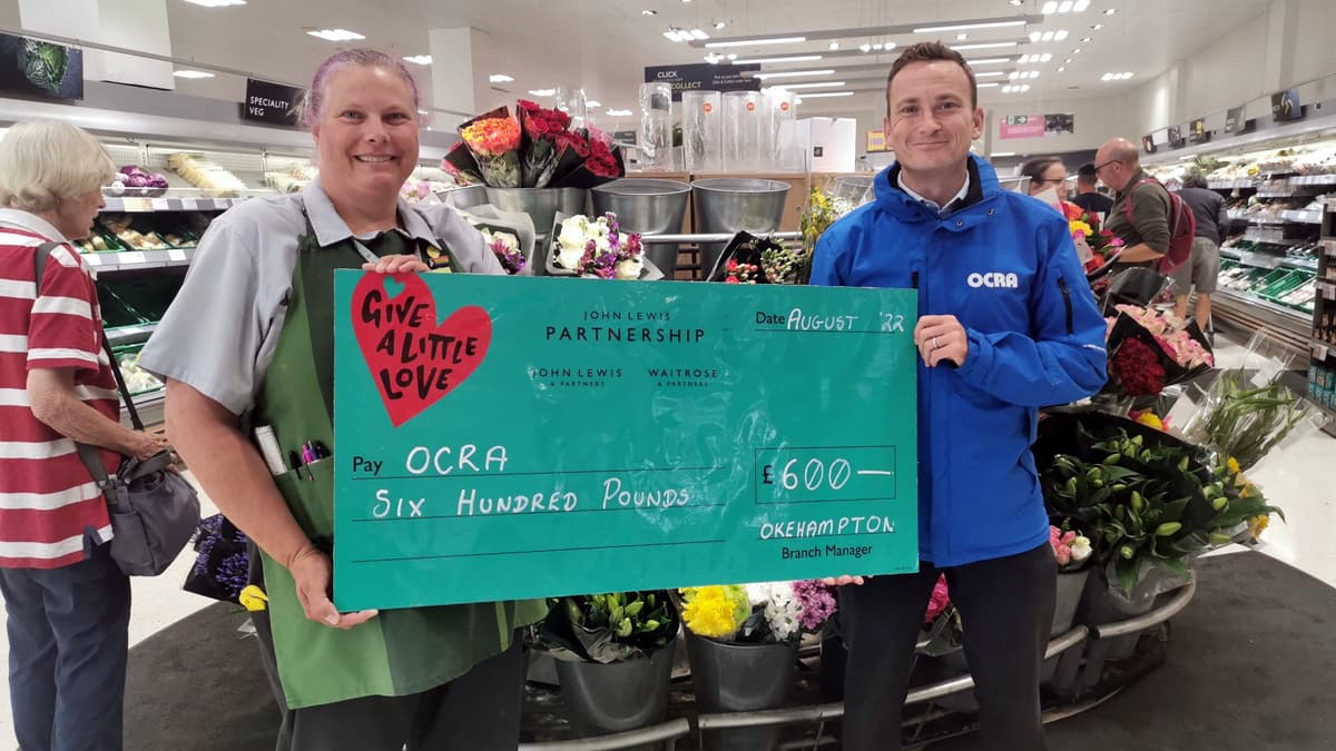 Okehampton’s Waitrose donates to OCRA’s holiday activity scheme ...