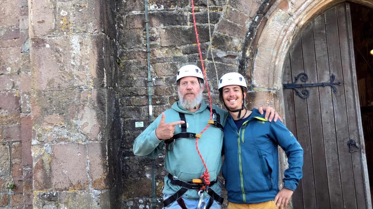 Abseiling Hatherleigh vicar ready to take the plunge again | okehampton ...