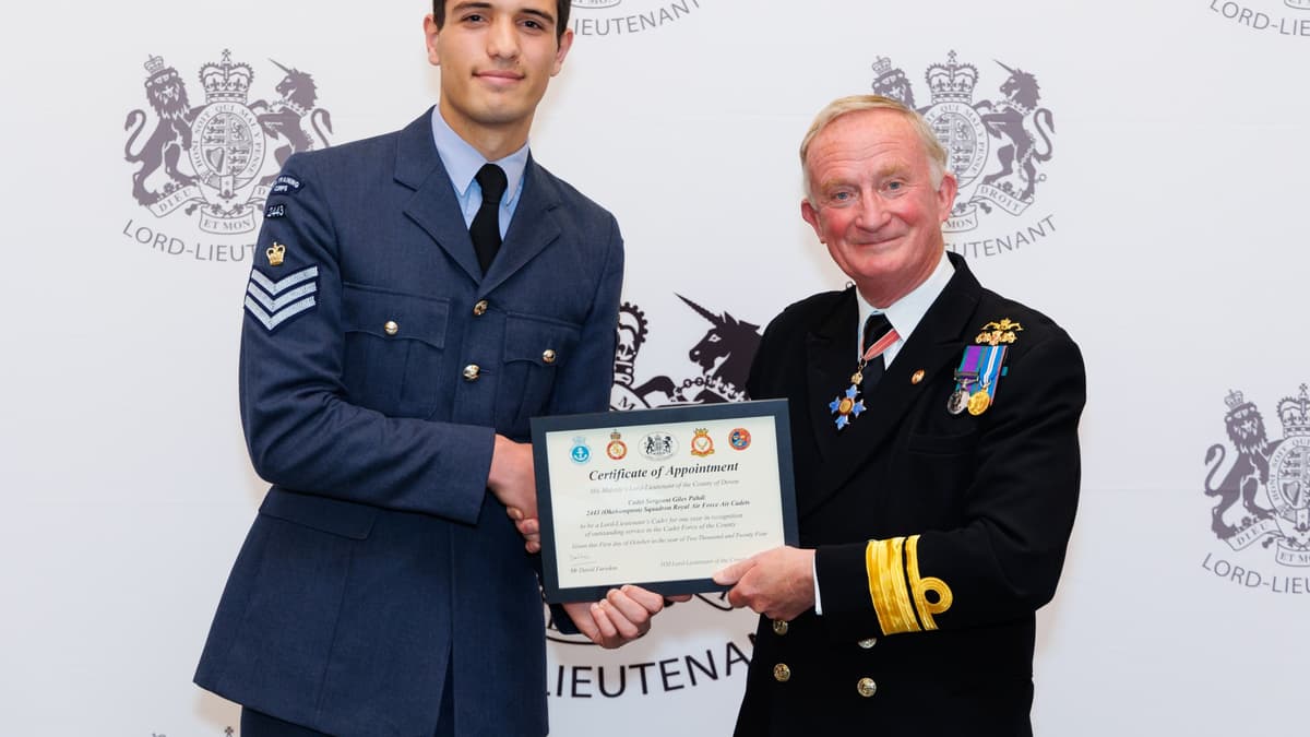 Okehampton air cadet made Lord Lieutenant's Cadet | okehampton-today.co.uk