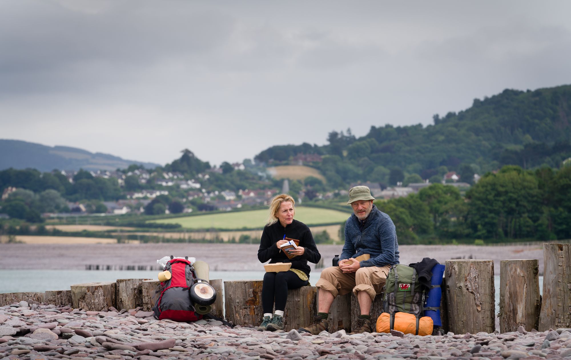 Gillian Anderson in SW writer's odyssey walk | okehampton-today.co.uk