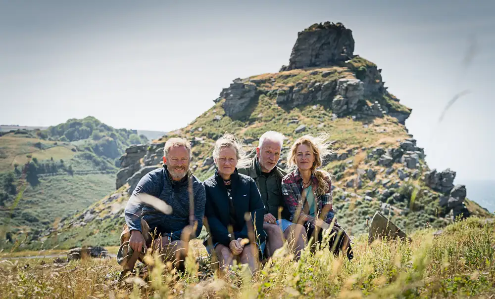 Gillian Anderson in SW writer's odyssey walk | okehampton-today.co.uk