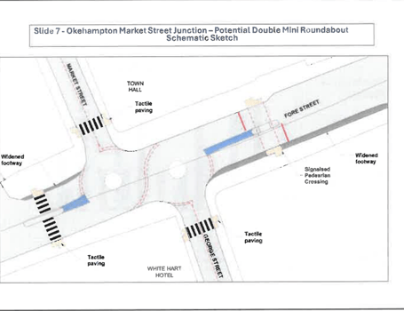 Okehampton Town Council considers double-mini roundabout for Market ...