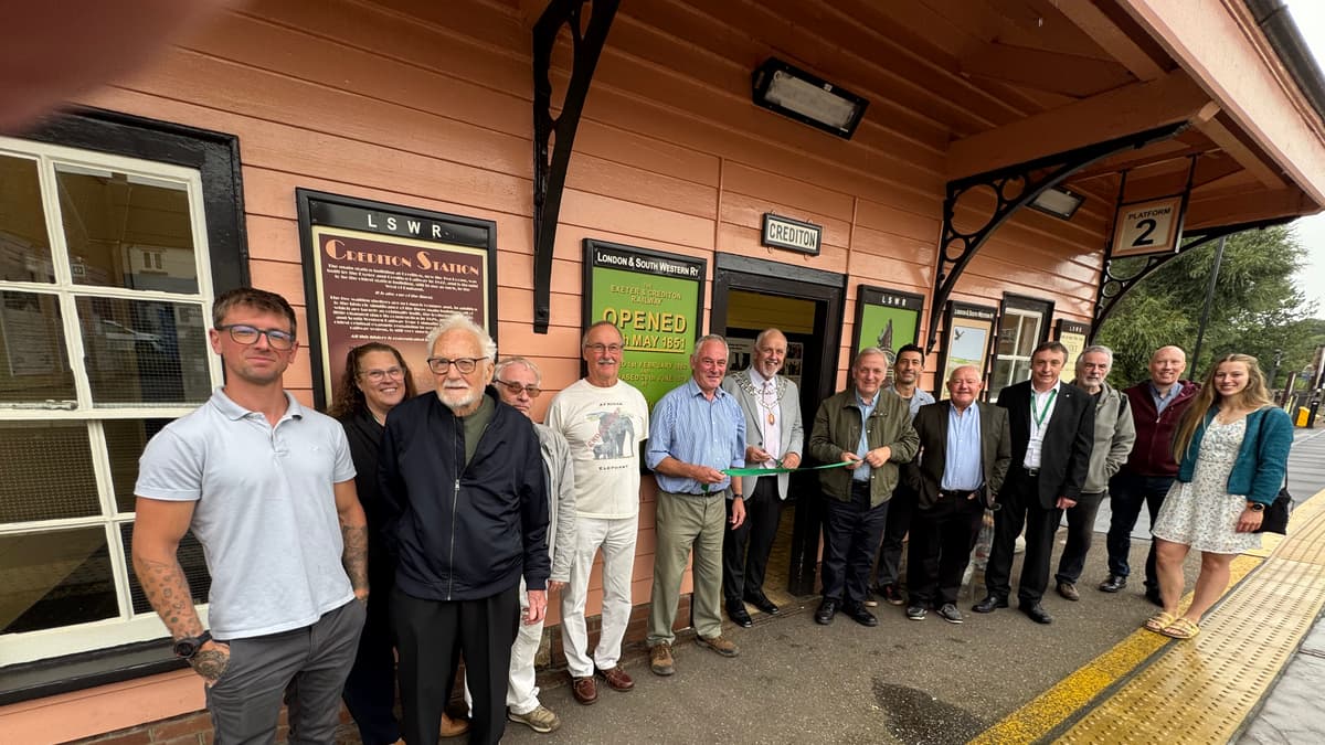 Celebrating heritage and accessibility at Crediton Railway Station ...